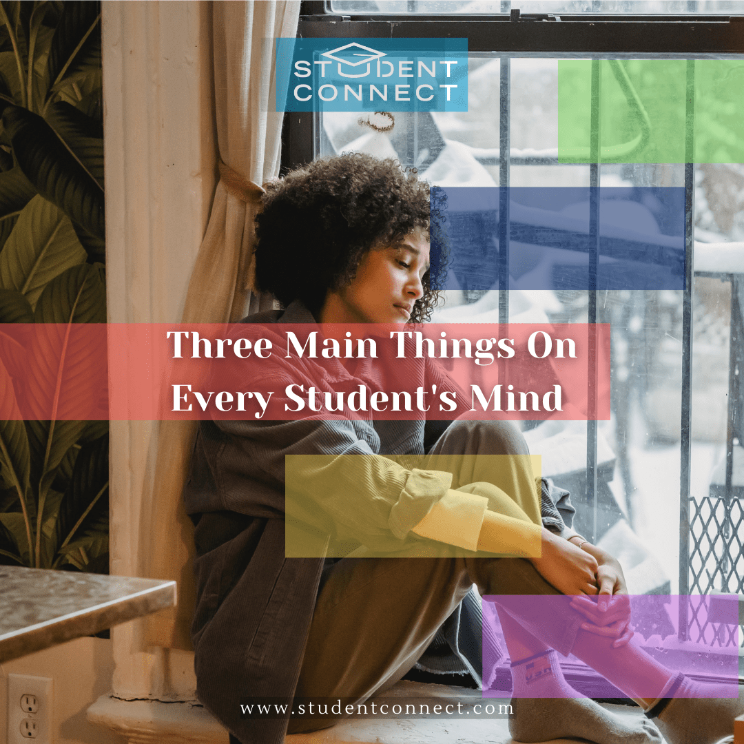 The three main things on every student's mind: money, a good job and ...